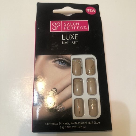 Salon Perfect | Makeup | Salon Perfect 24pc Luxe Nail Set Design 6326bp ...